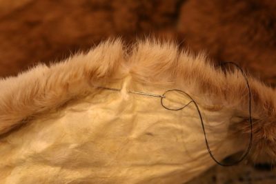 Sewing Rabbit Hides - Countryside